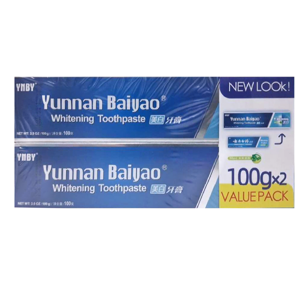 Yunnan Baiyao Whitening Toothpaste, 100gx2 Twin Pack – Prince of Peace ...